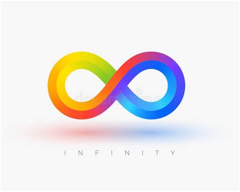 Colorful 3d Infinity Loop Structure In Modern Style Stock Illustration Illustration Of Eternal