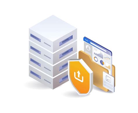 Premium Vector Central Server Data Security