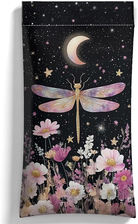 Vintage Florals Eyeglasses Case And Sunglasses Case Pu Soft Squeeze Top
