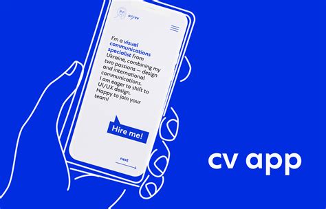 Mobile App For CV On Behance