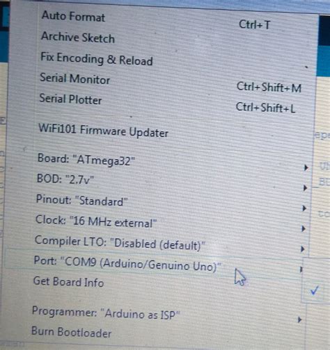 cannot upload to atmega32 after burning bootloader uploading