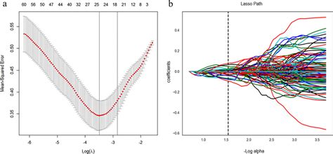 Radiomic Feature Selection Using The Least Absolute Shrinkage And Download Scientific Diagram