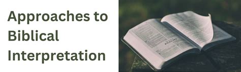 Approaches To Biblical Interpretation Soapstone Umc