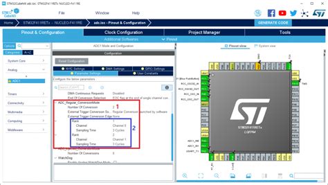 Stm32f4 Adc Ll 드라이버 초기설정하기 Dkmin