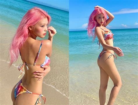 모모랜드 아인 엉덩이 드러난 파격 비키니 자태팬들 깜짝 스타일m