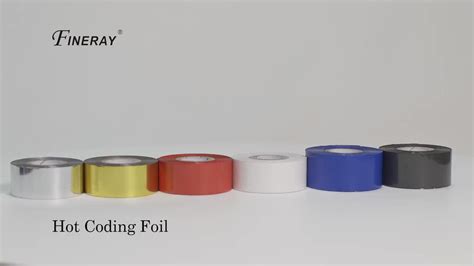 Ivy Wang On Twitter Ivy Fineray Com Cn Factorymanufacturer Hot Coding Foils FC1 FC3 And SCF