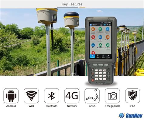 High Precision Handheld Gps Gis Data Collector T15plus Handheld Gnss Gps Surveying Instrument