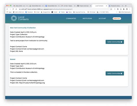 project s date created does not match local time or have time zone