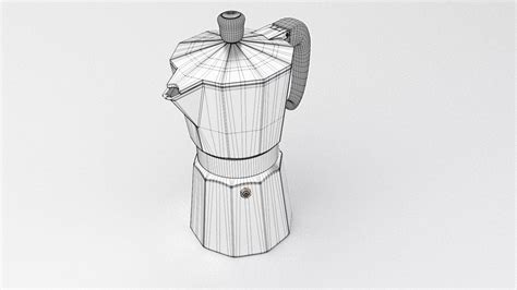 모카 포트 커피 메이커 1 3d 모델 24 Obj Fbx 3ds Free3d