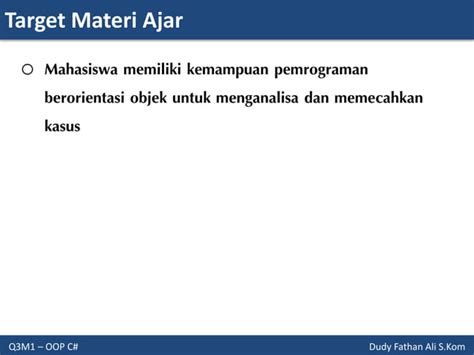 Object Oriented Programming Introduction Ppt