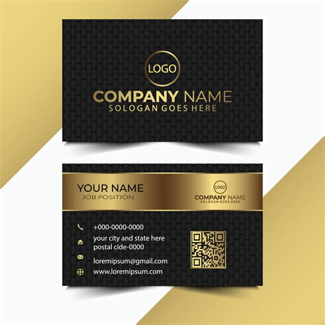 Black Background Business Card Design At Steven Trinkle Blog