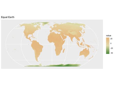 R Stop Projected Data From Double Wrapping Around Map In Particular Projections Tidyterra