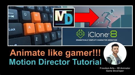 How To Animate Like Gamer Wsad Keyboard Motion Director Tutorial
