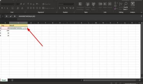How To Use The Randbetween Function In Excel