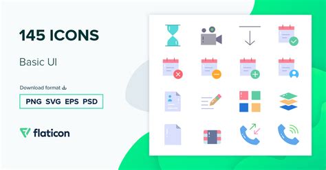 Basic Ui Icon Pack Color Fill 145 Svg Icons