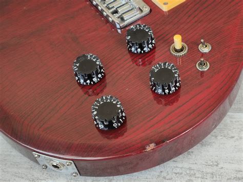 1982 Aria Pro Ii Japan Cs 350 Cardinal Double Cutaway Red Cool Old