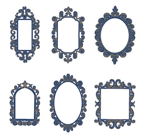 Marcos Decorativos Bordes Elegantes Vintage Con Elementos De Diseño
