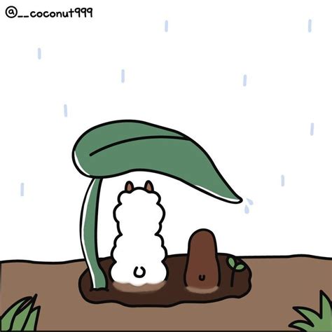 풀잎 덮는 캐릭터