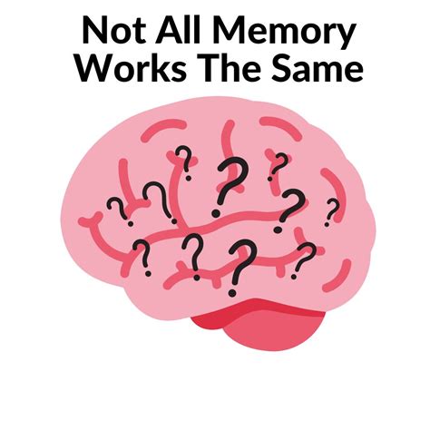 not all memory works the same donovanscience