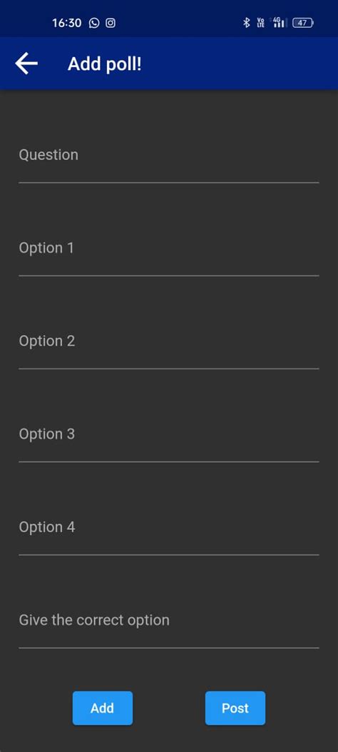github aktrxx pollingapp multi user live polling app
