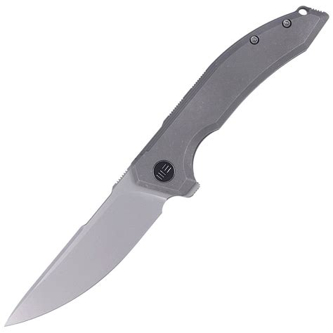 Nóż We Knife Quixotic Gray Titanium Silver Bead Blasted Cpm 20cv