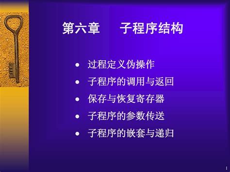 Ibm Pc汇编语言程序设计 第二版 电子教案 第6章 Word文档在线阅读与下载 无忧文档
