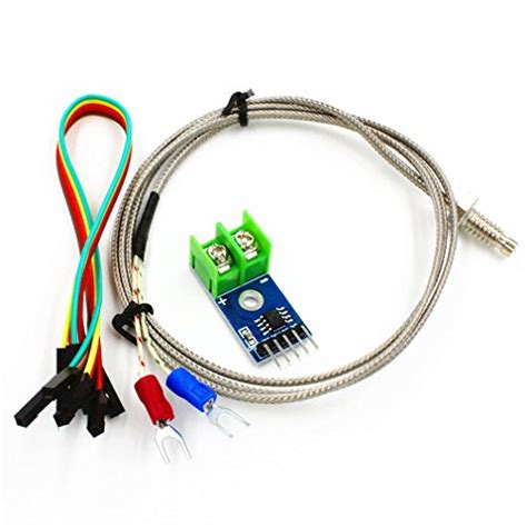 HiLetgo DC V MAX Module K Type Thermocouple Temperature Sensor Thermocouple Sensor Set
