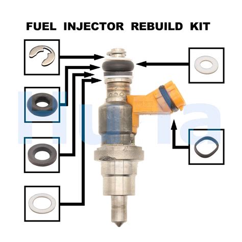 Fuel Injector Seal Kits Diesel Engine Parts 4lgk Turbocharger Repair