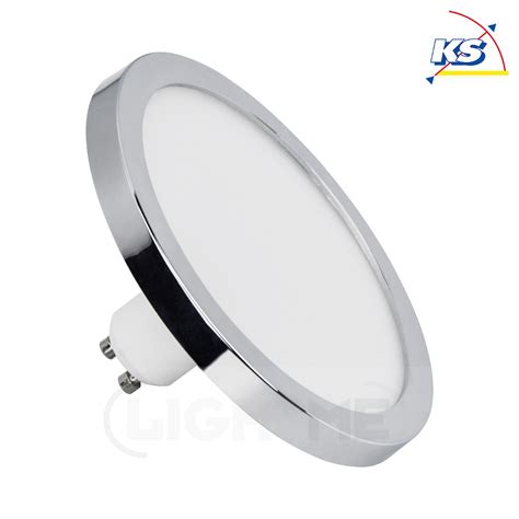 Led Diffuser Lamp Ø11cm Gx53 6w 2700k 4000k 500lm Chrome Lightme