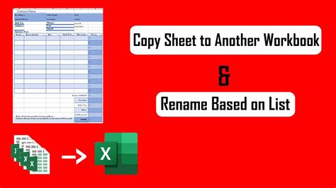 How To Copy A Worksheet Multiple Times To Another Workbook And Rename