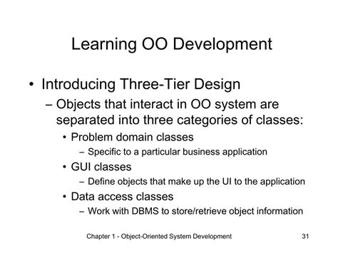 Ppt Chapter 1 Object Oriented System Development Powerpoint