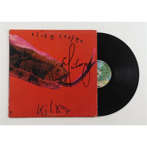 Alice Cooper Signed Killer Vinyl Record Album Jsa Pristine Auction