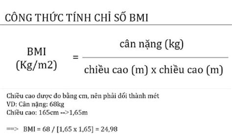 Cách Tính Bmi Tính Chỉ Số Cơ Thể Bmi Nhanh Chuẩn Xác Nhất