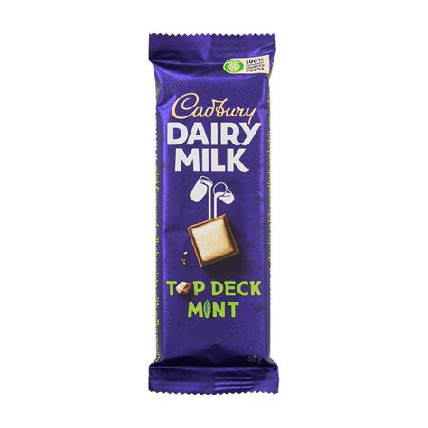 Cadbury Top Deck Slab Mint 2 82oz 80g Bretts Biltong