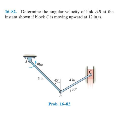 solved transcribed image text 16 82 determine the angular 1