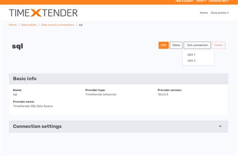 test data source connections in the timextender portal community