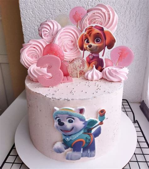 Торт щенячий патруль для дівчинки In 2024 Happy Birthday Cakes Cake Logo Design Cake