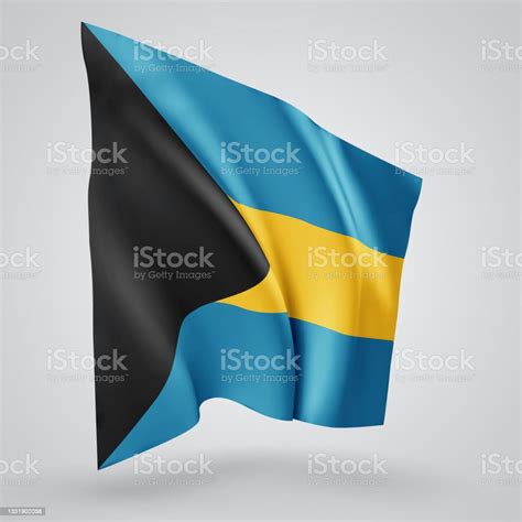 흰색 배경에 바람에 흔들리는 파도와 굴곡 벡터 플래그 3차원 형태에 대한 스톡 벡터 아트 및 기타 이미지 3차원 형태