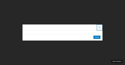 Form Not Working Codesandbox