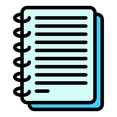 Premium Vector Smart Office Notebook Icon Outline Smart Office Notebook Vector Icon For Web