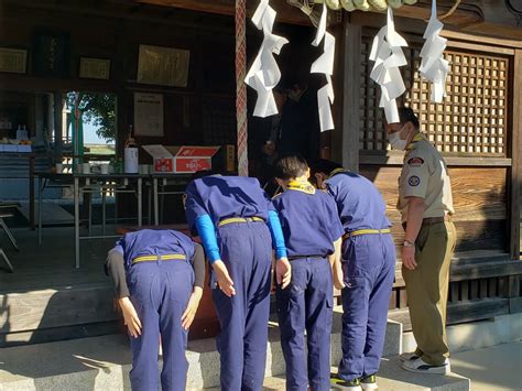 カブ隊は大吉神社へ初詣 ボーイスカウト越谷第2団