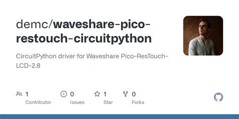 Github Demc Waveshare Pico Restouch Circuitpython Circuitpython