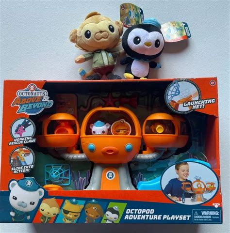 Octonauts Above And Beyond Octopod Adventure Ensemble De Jeu Avec 2 Peluches Lot Eur 121 38