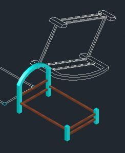 Bed DWG Detail For AutoCAD Designs CAD
