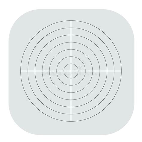 Polar Circular Grid Mesh Pie Chart Graph Element Stock Illustration Illustration Of