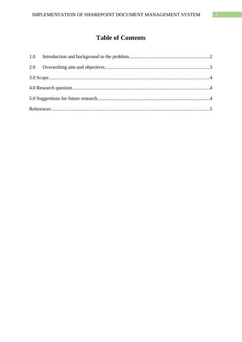 Benefits And Implementation Of Sharepoint Document Management System
