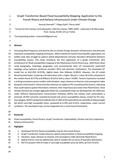 pdf graph transformer based flood susceptibility mapping application