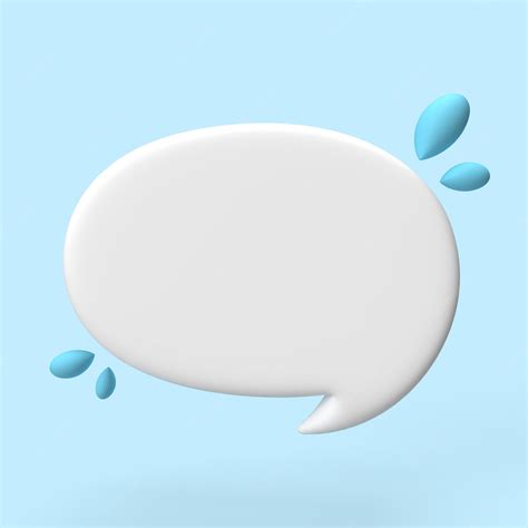 Premium Photo 3d Chat Bubbles Minimal Concept Of Social Media Quote 3d Illustrations
