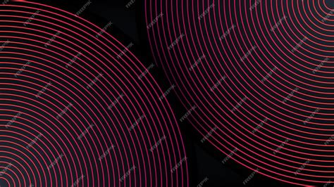 Premium Vector Abstract Modern Dark Overlap Circle Background Design With Gradient Line