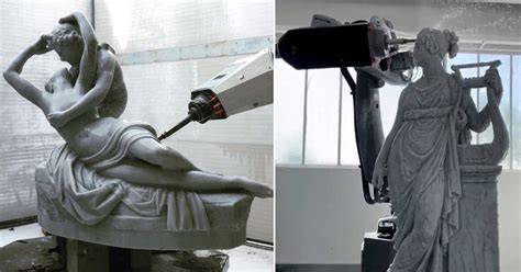 Robot Chisel In Italy Carves Detailed Marble Sculptures Like A Real Artist